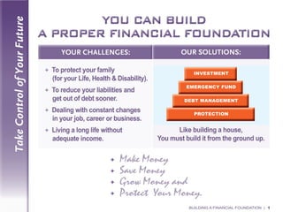 BUILDING A FINANCIAL FOUNDATION - FINANCIAL SECURITY | PPT