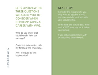 WFG OPPORTUNITY | PPT