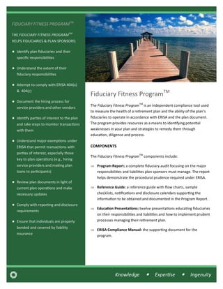 WFG Qualified Plan Services Brochure | PDF