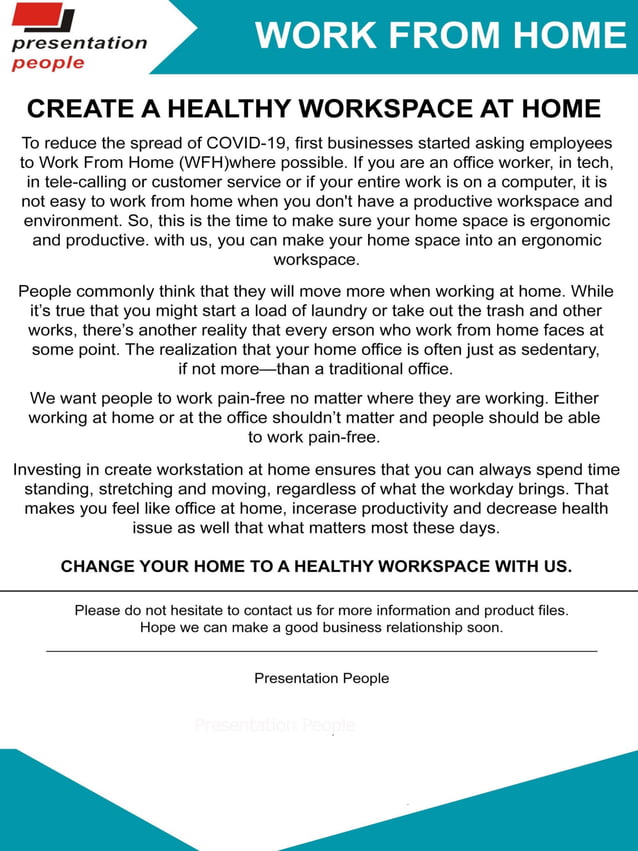WORK FROM HOME | PDF