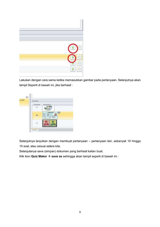 Cara membuat kuis offline Quiz Maker | PDF