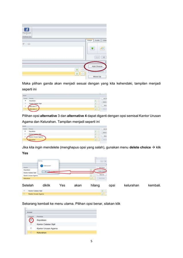 Cara membuat kuis offline Quiz Maker | PDF