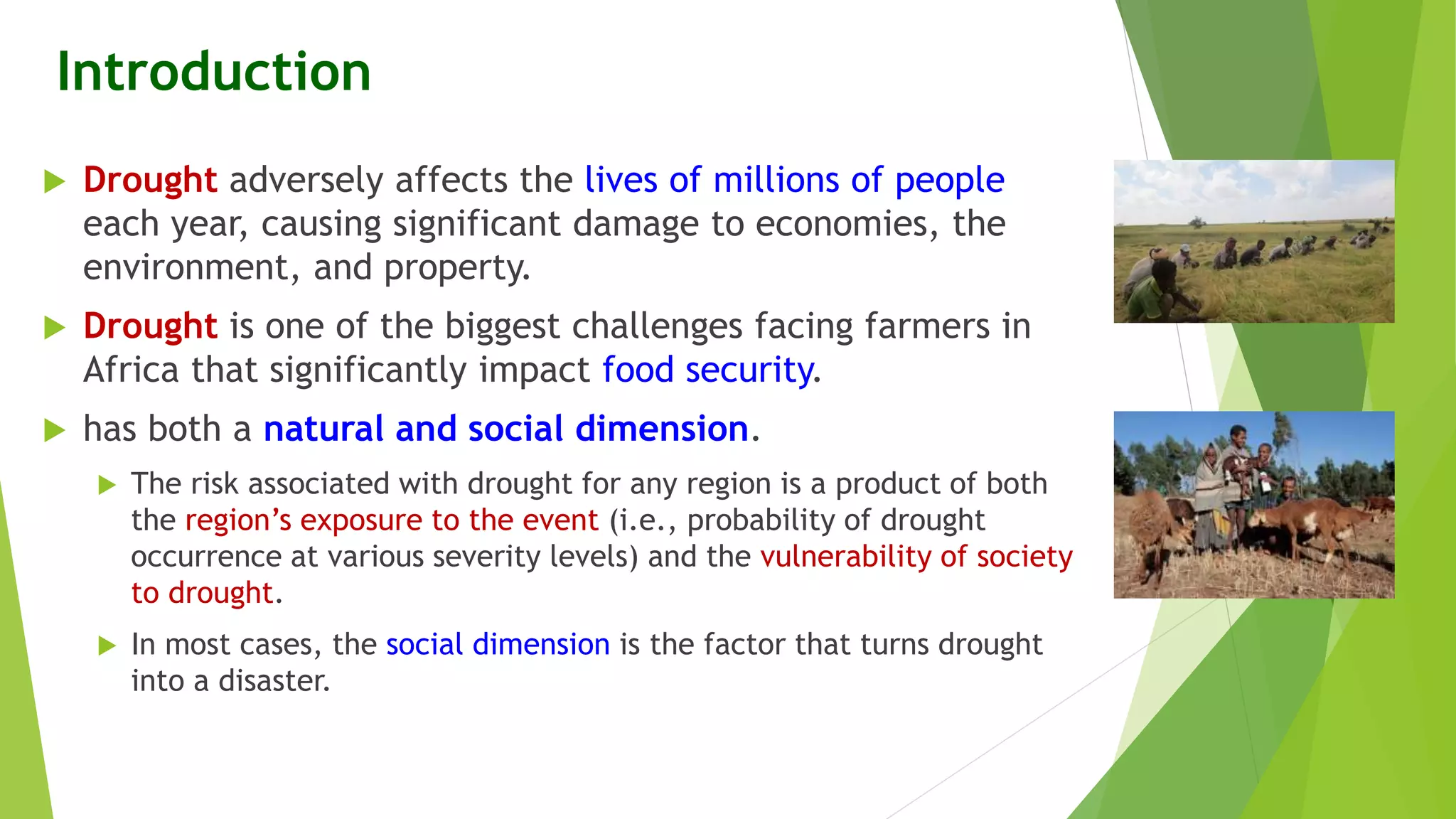 Water for Food International Forum: Improving Drought Early Warning ...