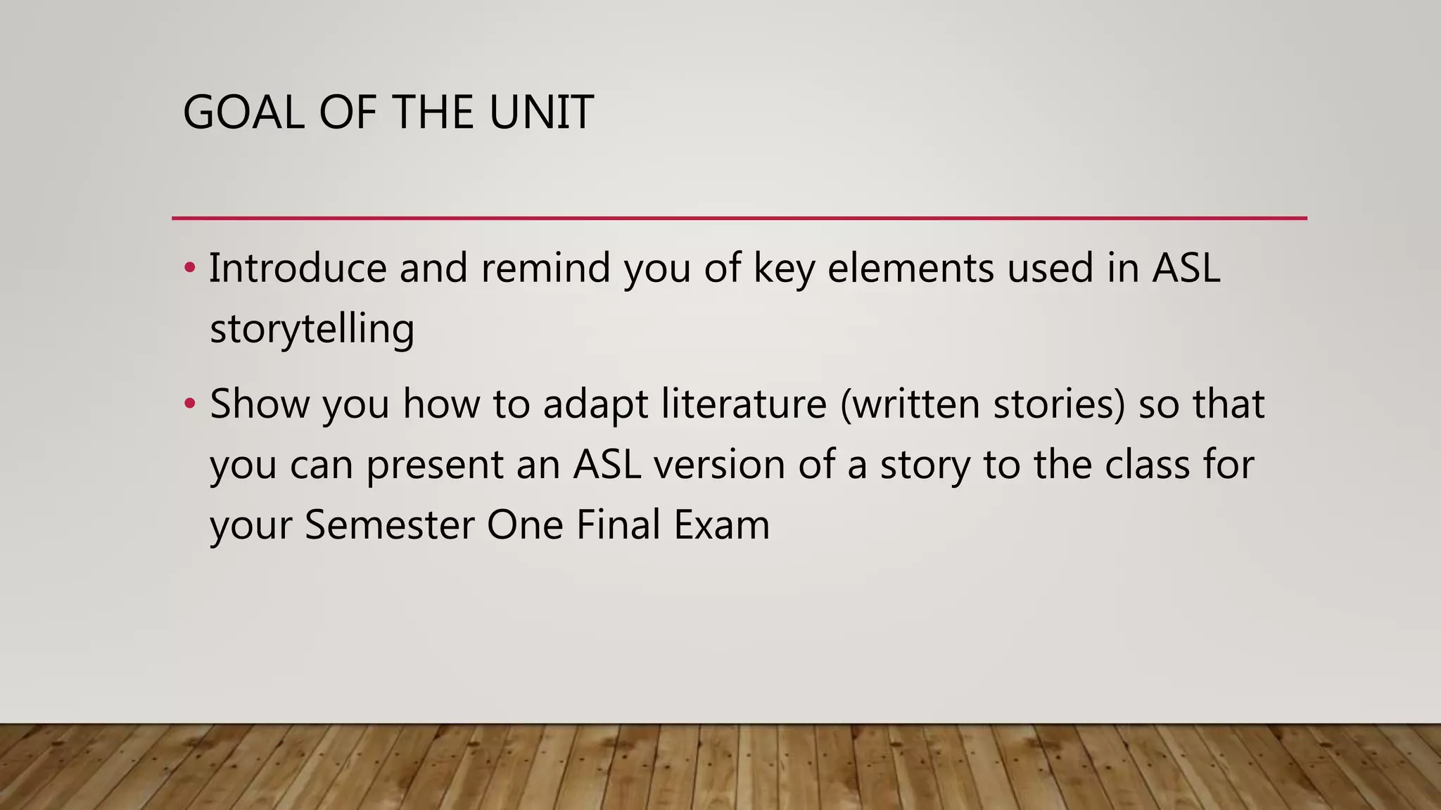 U25 intro & key elements | PPT