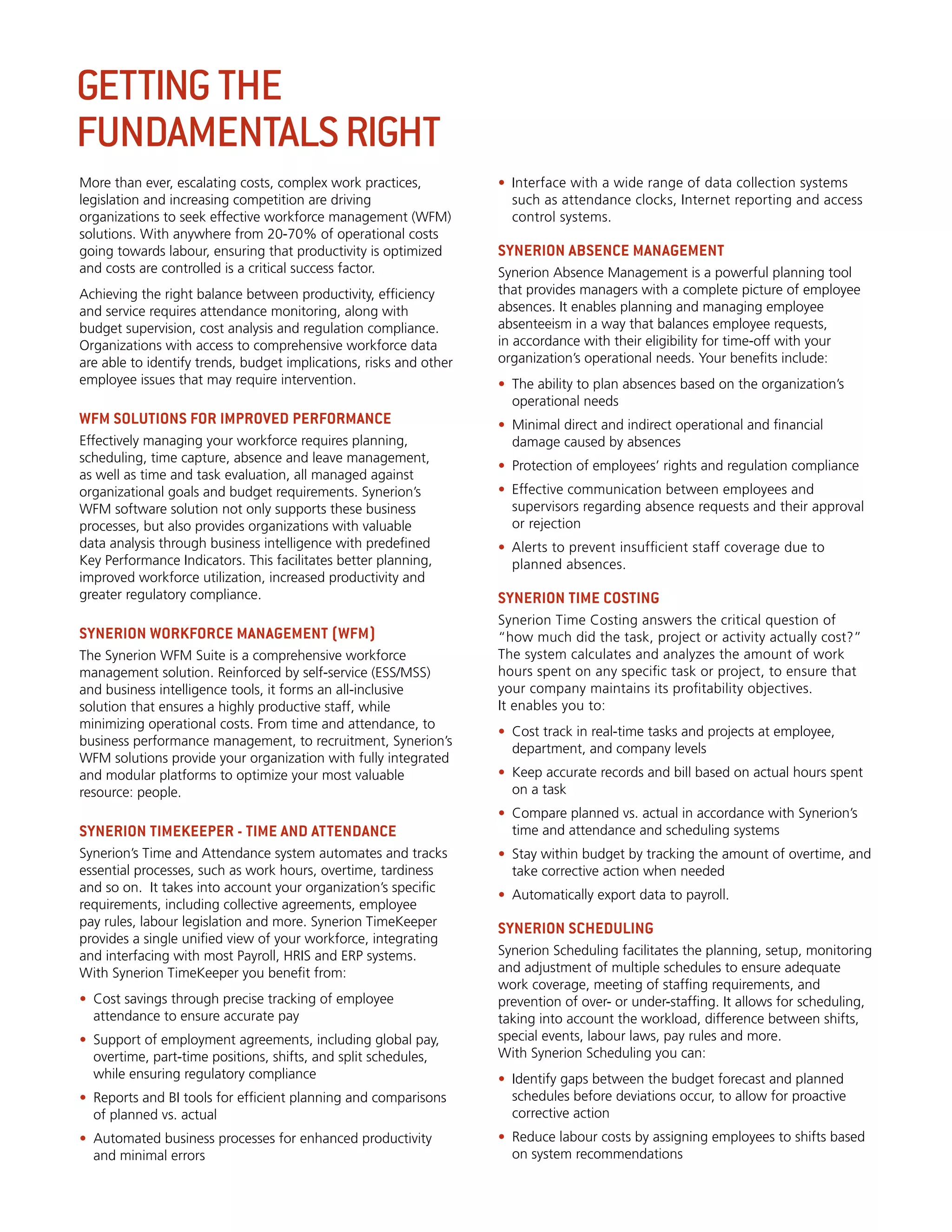 Workforce Management Essentials | PDF