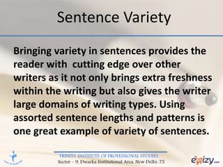 Writing for Media- Art of putting words together | PPTX