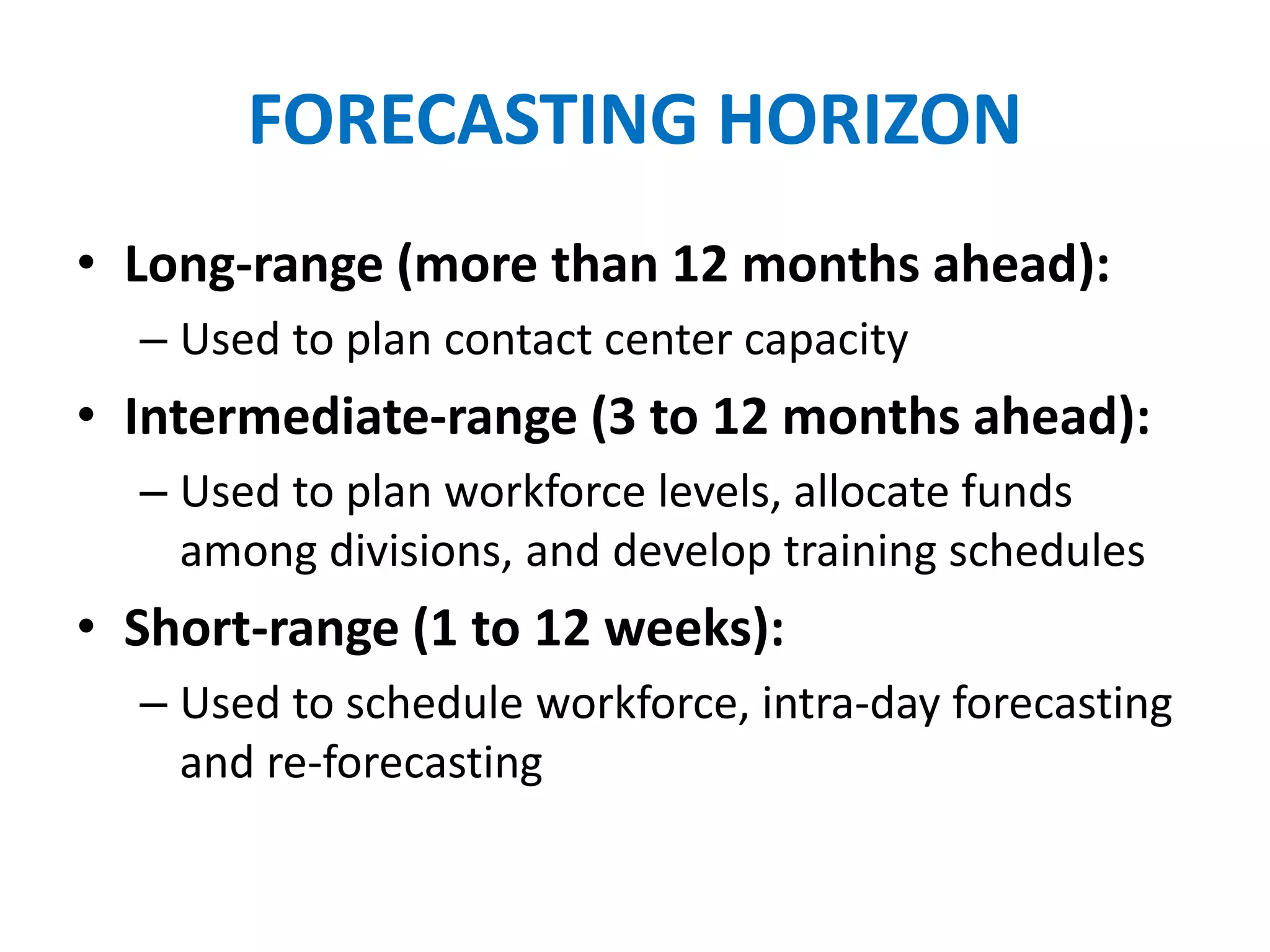 Workforce Planning and Analytics (WFM for Call Center) | PPTX