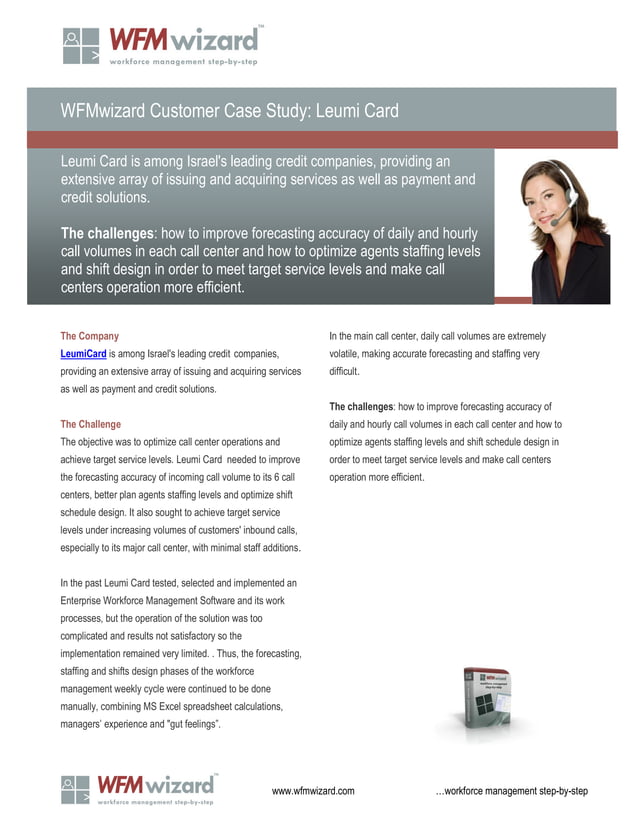 Wfmwizard case study | PDF