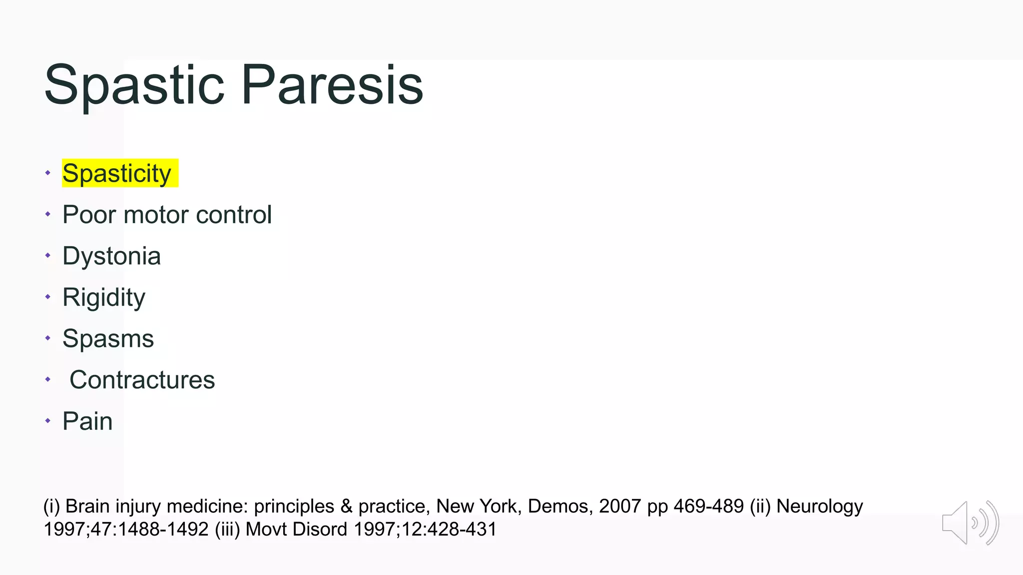 Rehabilitation in spastic paresis | PPT