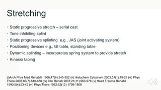Rehabilitation in spastic paresis | PPT
