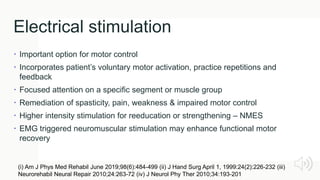 Rehabilitation in spastic paresis | PPSX
