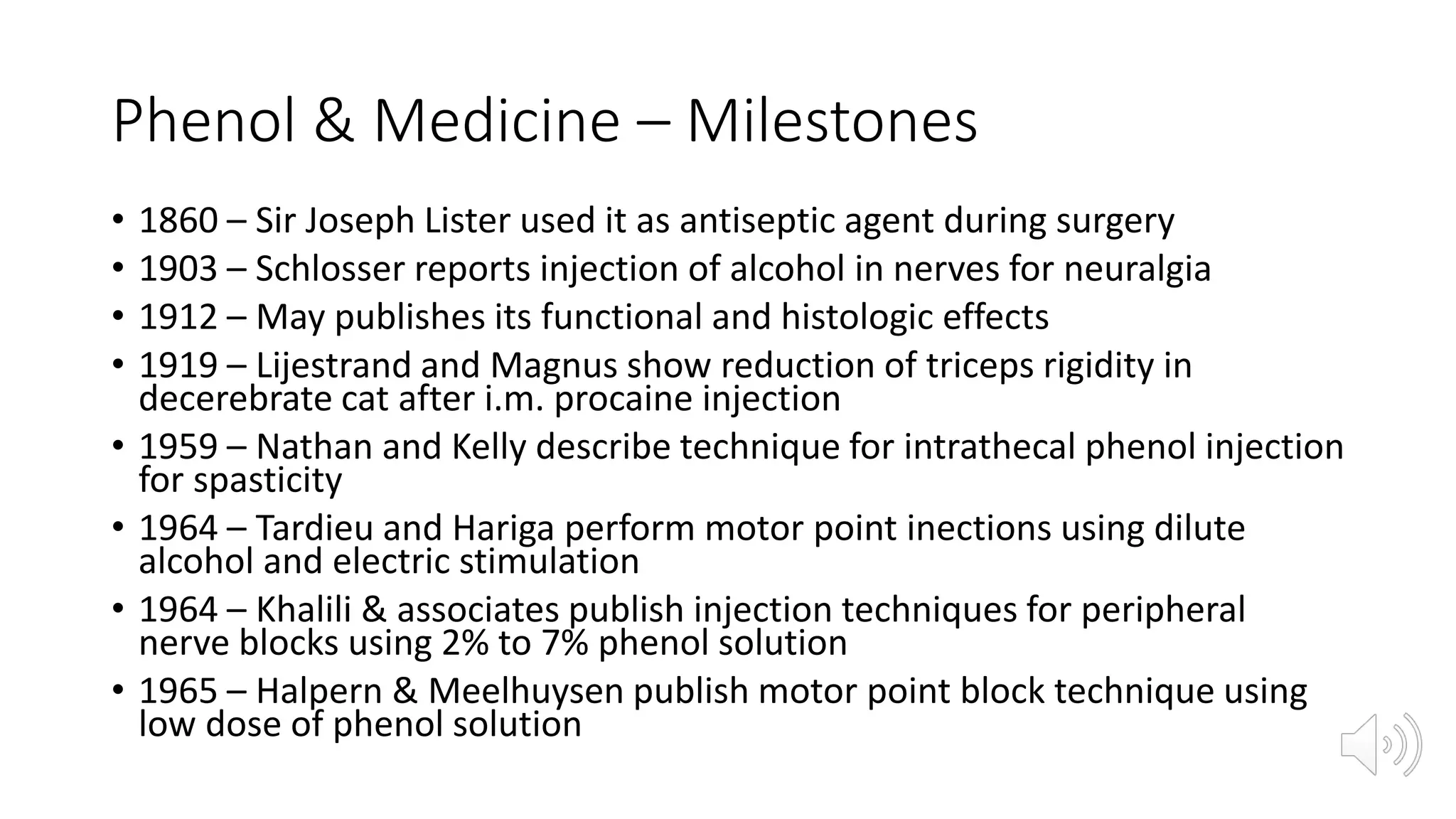 Phenol blocks for spasticity | PPSX