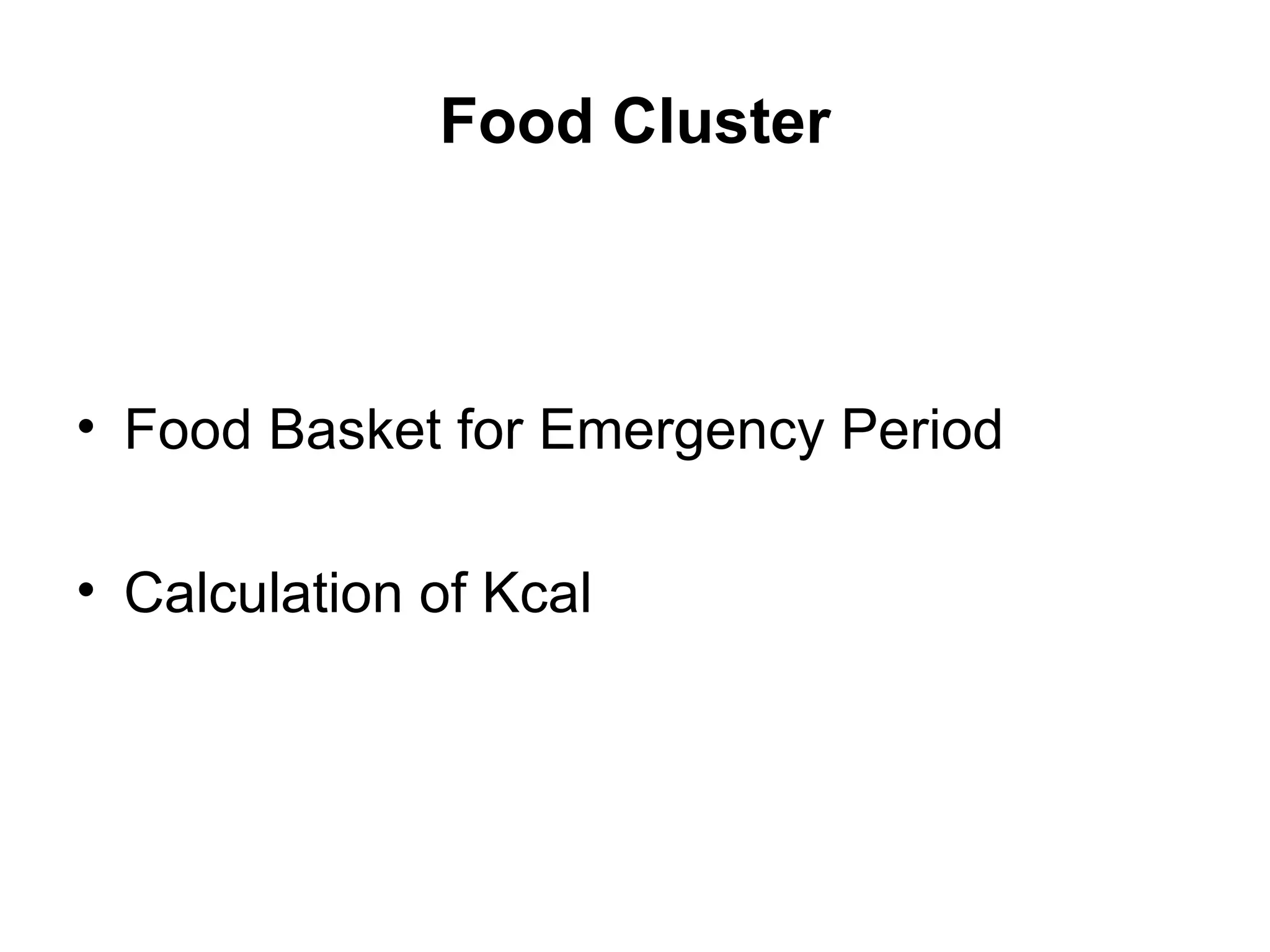 Wfp food basket | PPT