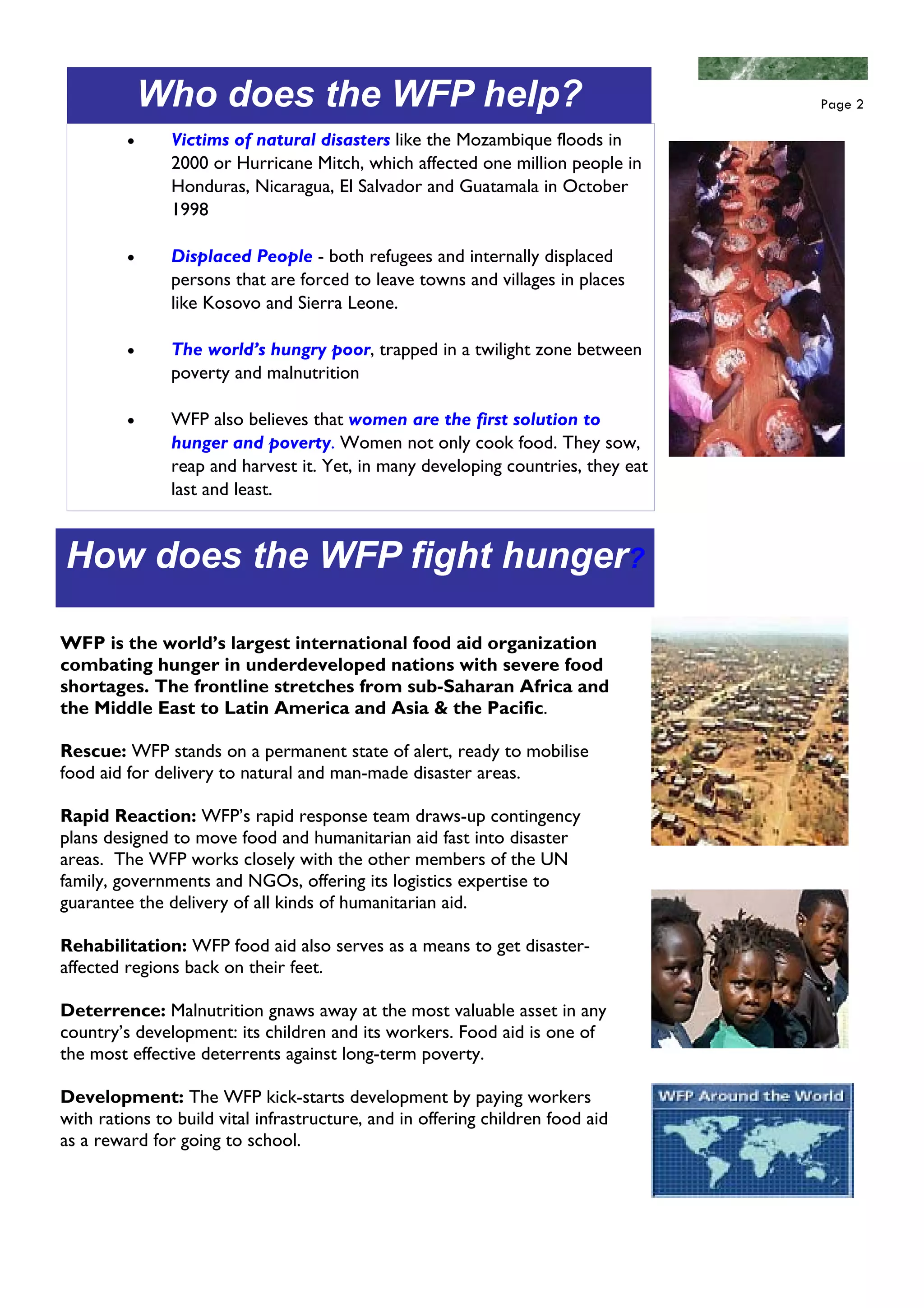 U.N, World Food Program | PDF