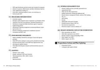WFP- Contingency Guidelines | PPT