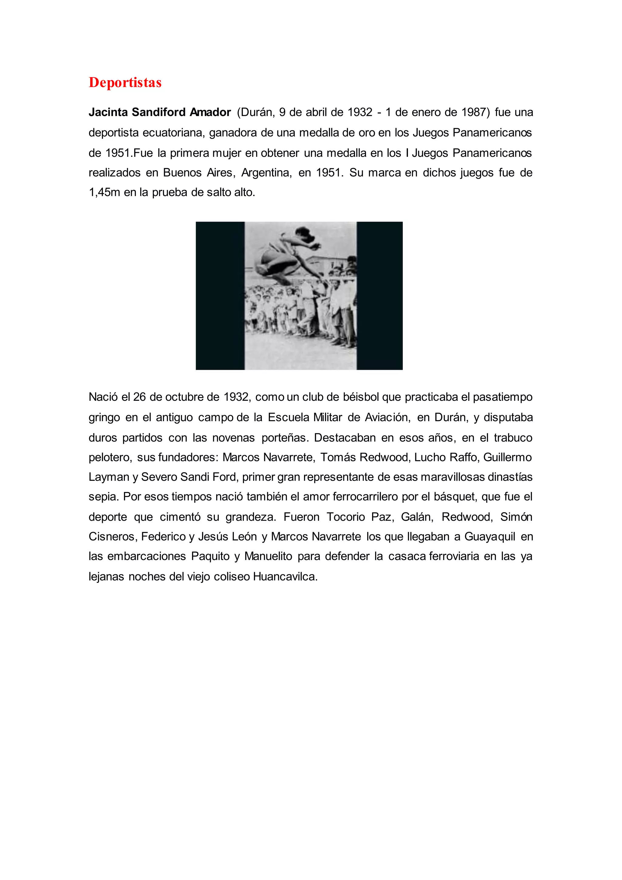 Datos importantes del Cantón Durán | DOCX