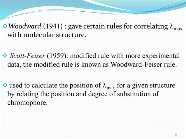 WOODWARD-FEISER RULE detailed information | PPT