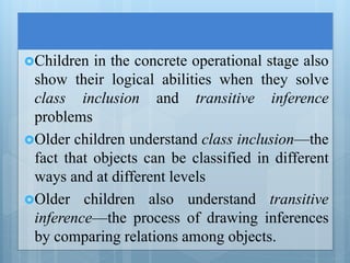 Piaget's theory of cognitive development | PPTX
