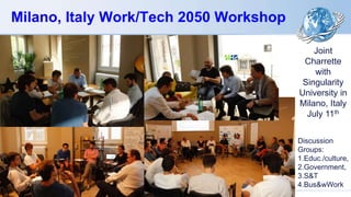 World Future Society talk on Work/Technologh Global 2050 scenarios | PPTX