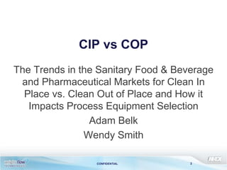CIP vs COP - Hygienic Pumps and Meeting Government Regulations ...