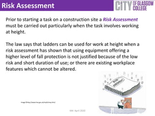 Ladders and Stepladders | PPTX