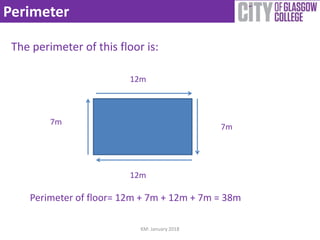 Wall and Floor Tiling - Perimeter and Area | PPTX