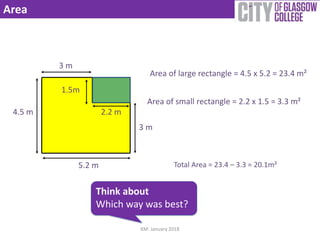 Wall and Floor Tiling - Perimeter and Area | PPTX