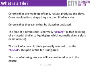 Wall and Floor Tiling - Tools and Equipment: An Introduction | PPTX