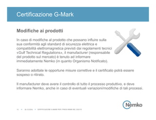 G-Mark - Paesi del Golfo | PDF | Manufacturing Industry | Industries