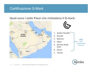 G-Mark - Paesi del Golfo | PDF | Manufacturing Industry | Industries
