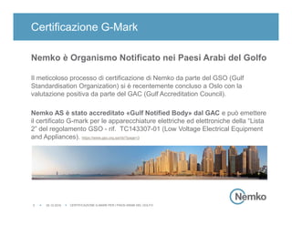G-Mark - Paesi del Golfo | PDF