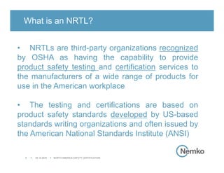 c[Nemko]us - il Marchio Nemko per Canada e Nord America | PDF