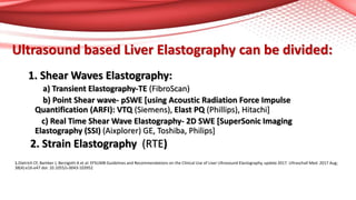Wfumb slideseries liver elastography | PPTX