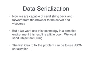 GWT Web Socket and data serialization | PPT