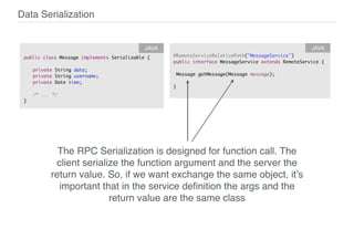 GWT Web Socket and data serialization | PPT