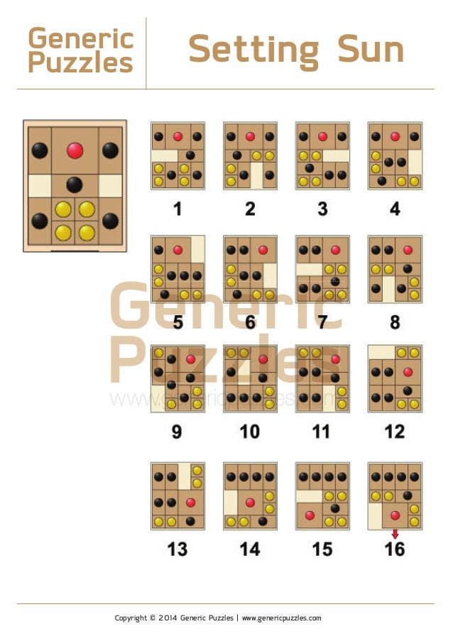 Generic Puzzles Solution - Setting Sun 4.5"