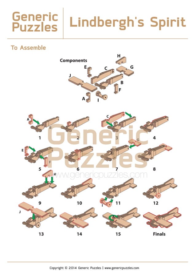 Generic Puzzles Solution - Lindbergh's Spirit 6" | PDF