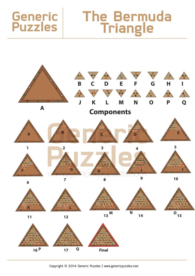 Generic Puzzles Solution - The Bermuda Triangle 4"