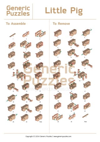 Generic Puzzles Solution - Little Pig 4.75" Dark | PDF | Games and ...