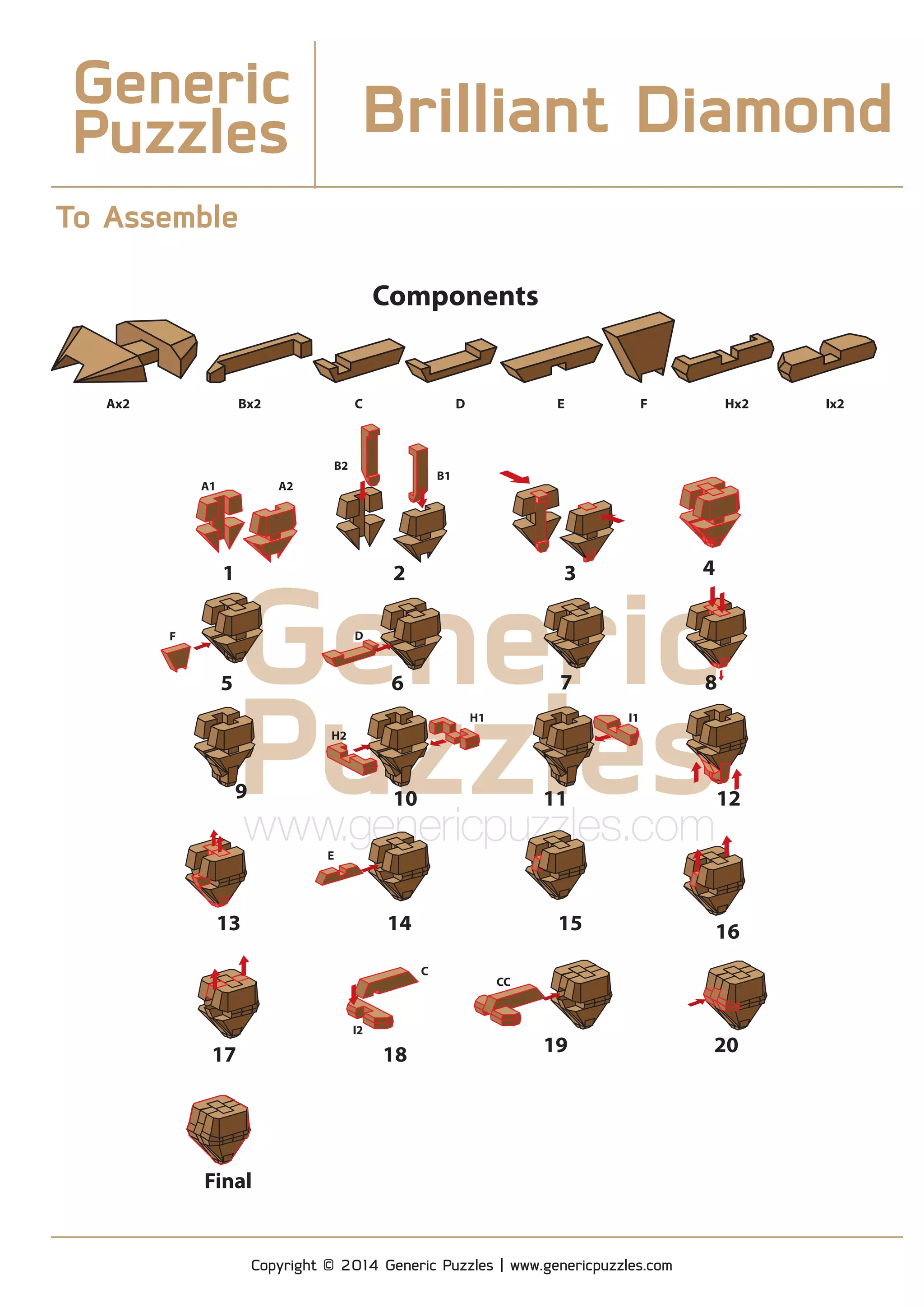 Generic Puzzles Solution - Brilliant Diamond 3.5" | PDF