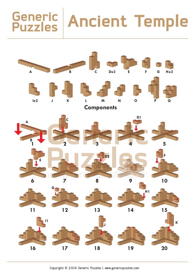 Generic Puzzles Solution - Ancient Temple 6"