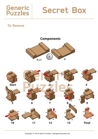 Generic Puzzles Solutions - Secret Box | PDF