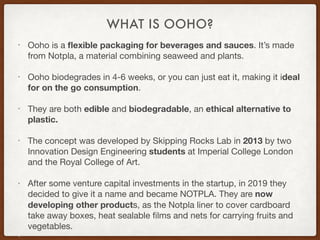 Marketing Research - Ooho Balls in Italy | PPT