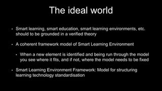 Smart Learning Environments - a framework for standardisation? | PPTX