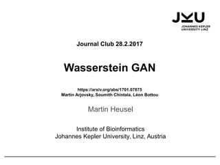 Wasserstein GAN an Introduction | PDF