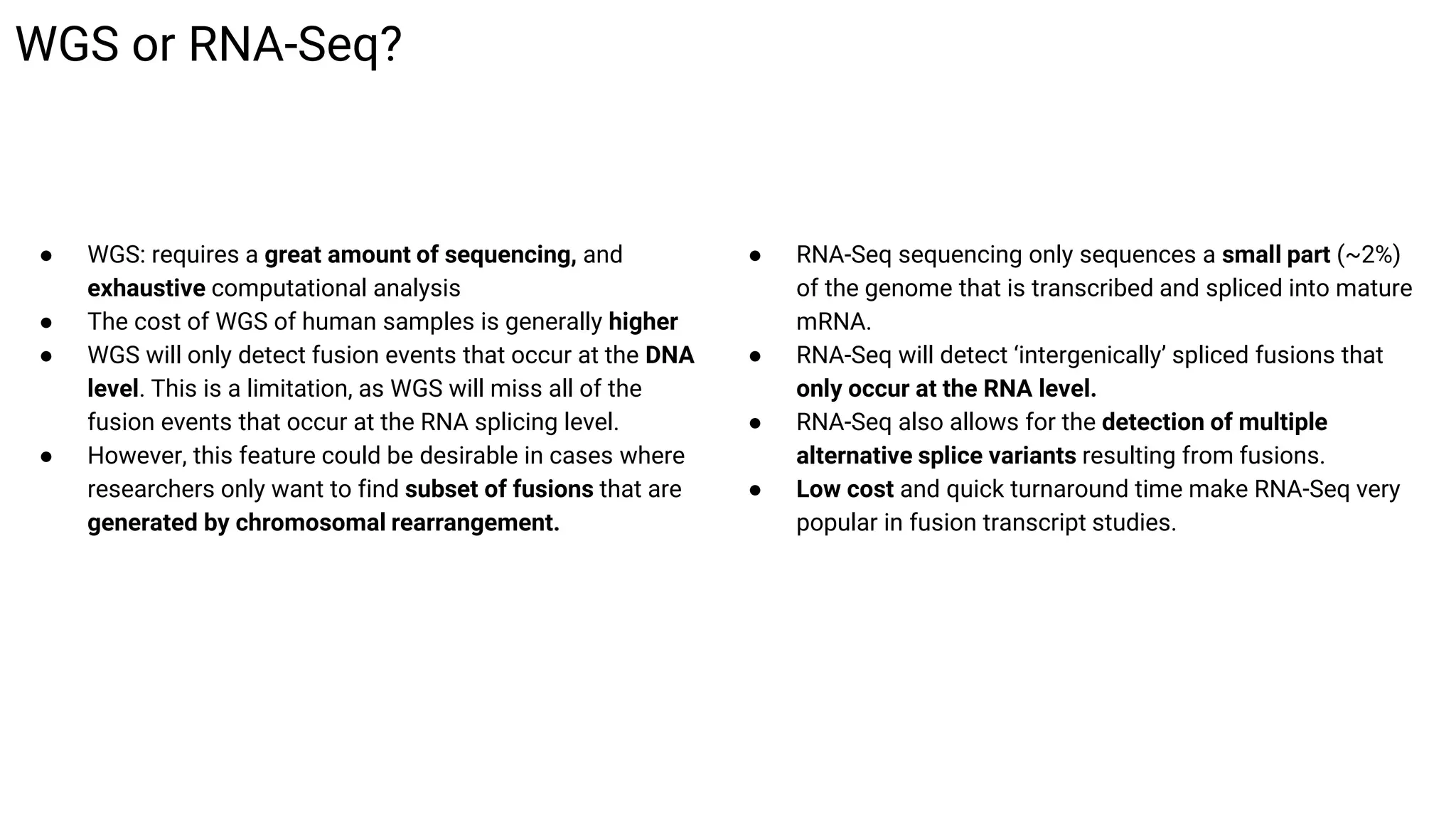 RNA fusion transcripts | PPT