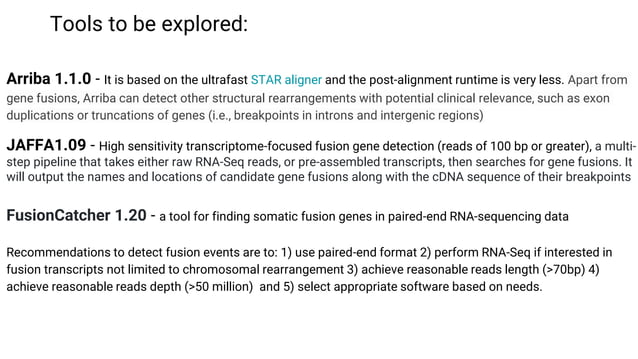 RNA fusion transcripts | PPT