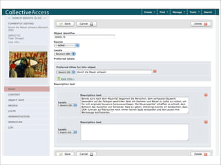 Collective Access - Open Source Collections Management Software | PDF
