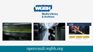 A Retrospective on WGBH and Experimental Television, 1968-1970 | PPT