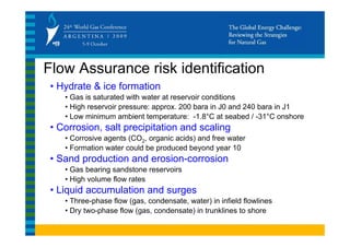 Wgc 2009 shtokman flow assurance no_backup | PDF